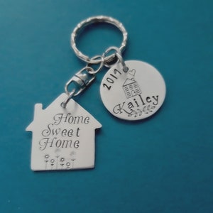 Our First Home Keychain Home Sweet Home Key Chain - Etsy