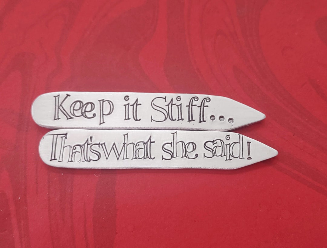 Keep It Stiff....that's What She Said Collar Stays, the Office Tv Show ...