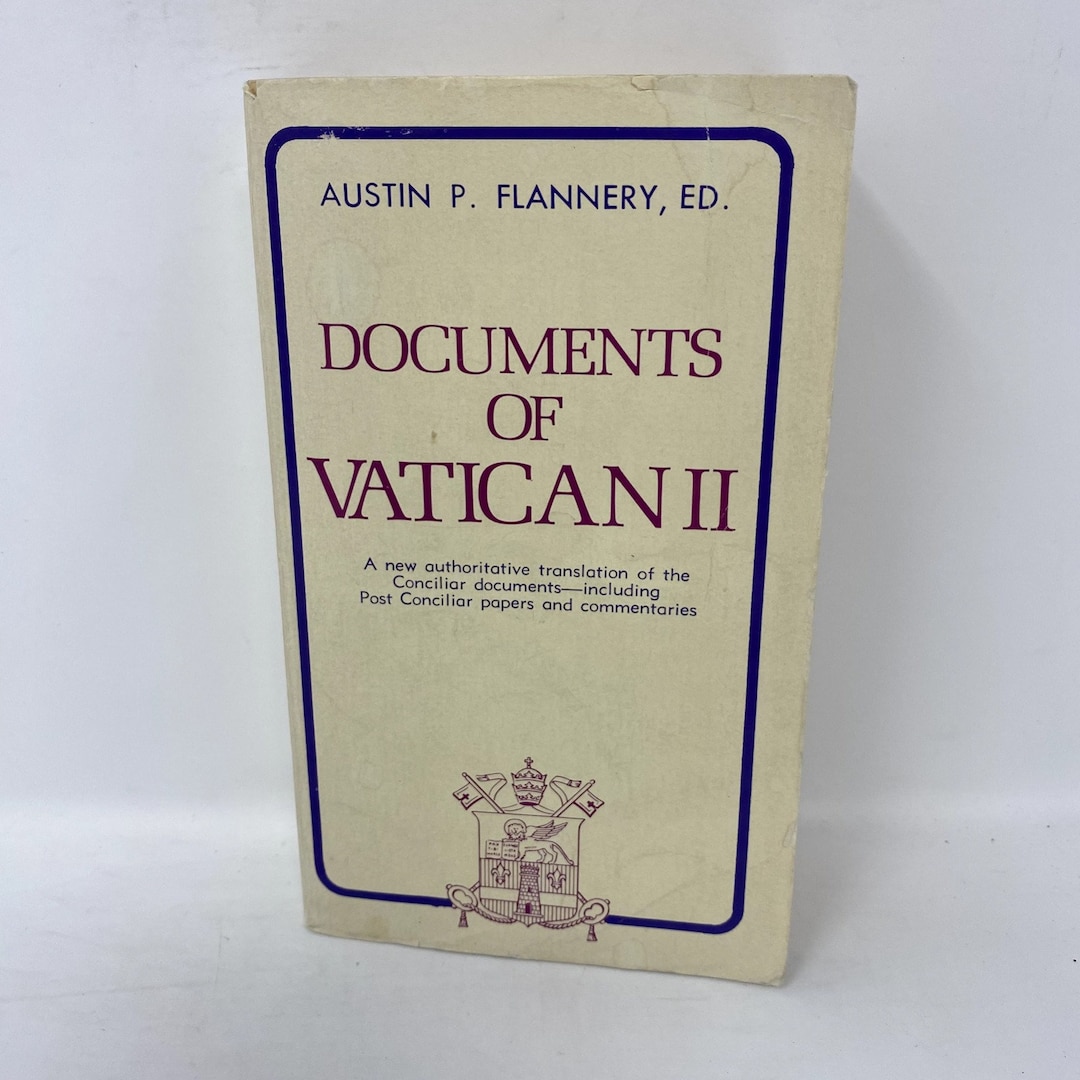 Documents of Vatican II: Concilar and Post Concilar Documents - Etsy
