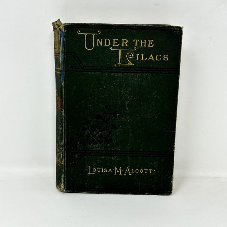 Vintage 1878 under the Lilacs by LM Alcott, Green Book With ...