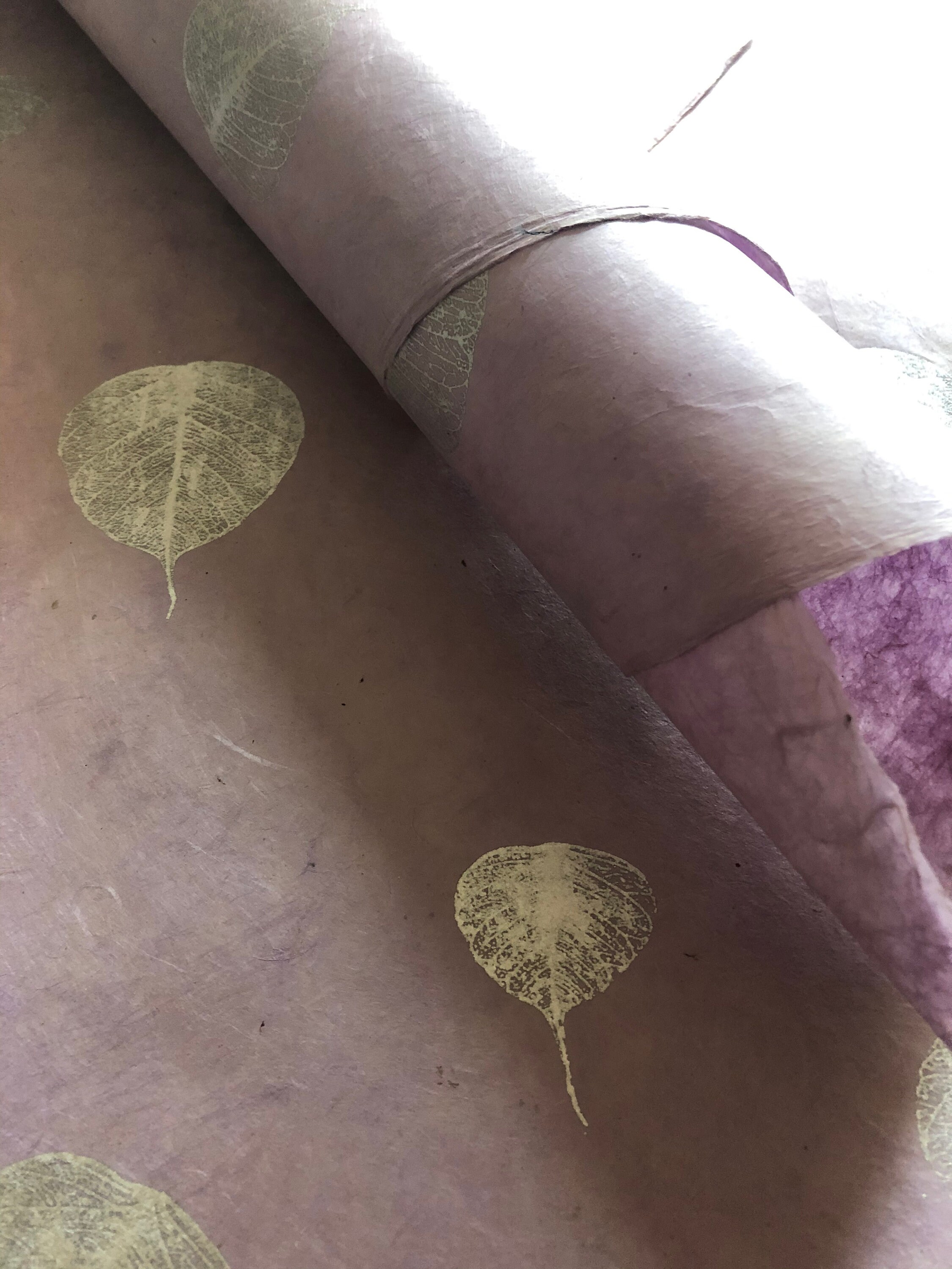 Handmade Himalayan Lokta Paper, 19" X 29" or 9.5" X 13", Bodhi Leaf ...