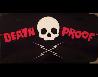 Death Proof License Plate - Etsy