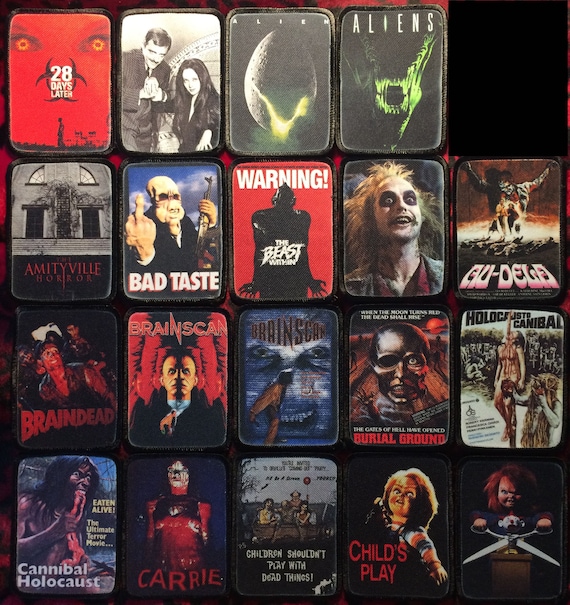 Horror Patches 's A-M Iron On - Etsy