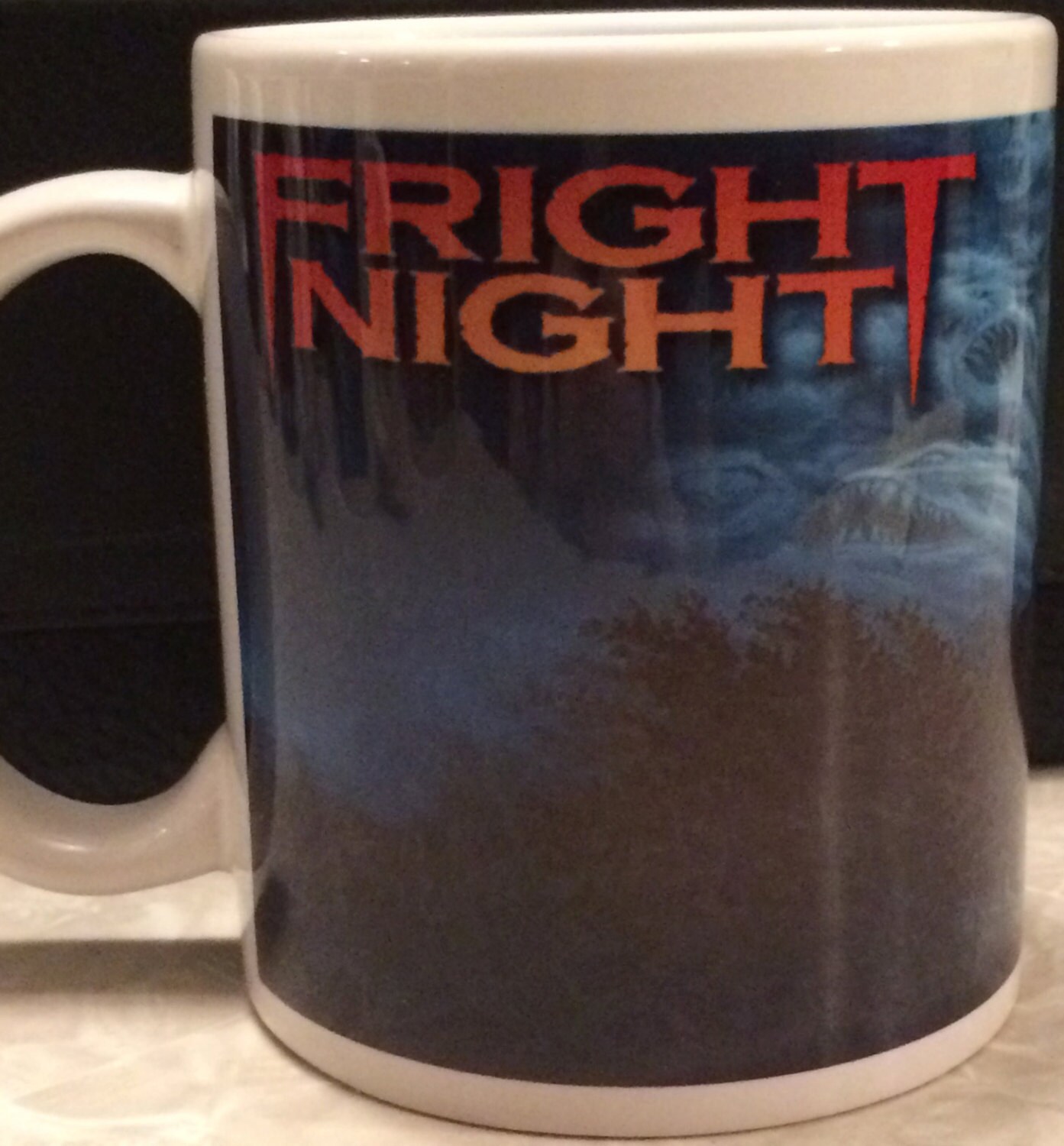 Fright Night Ceramic Coffee Mug - Etsy