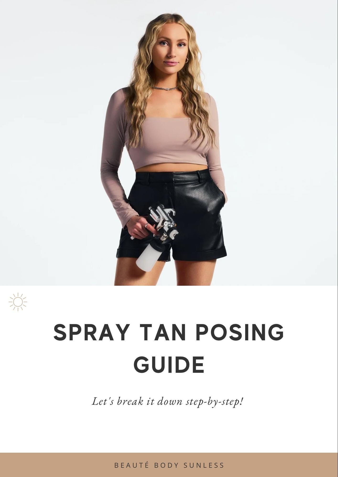 Spray Tan Artist Posing Guide - Etsy