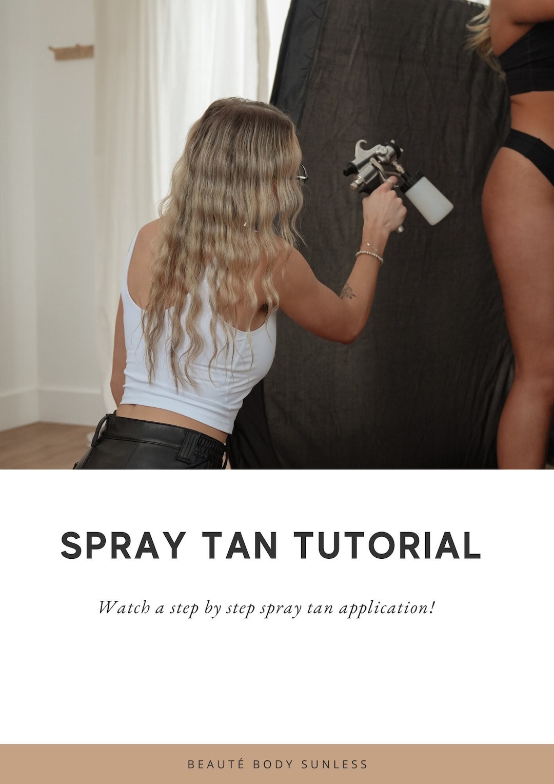 Spray Tan Tutorial Video Step by Step Spray Tan Training - Etsy