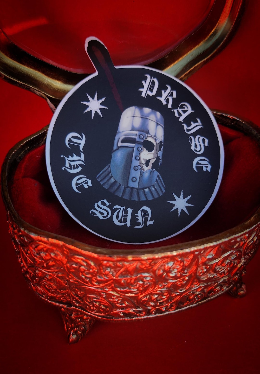 PRAISE THE SUN! Original Fan Art Ds Solaire Sticker - Etsy