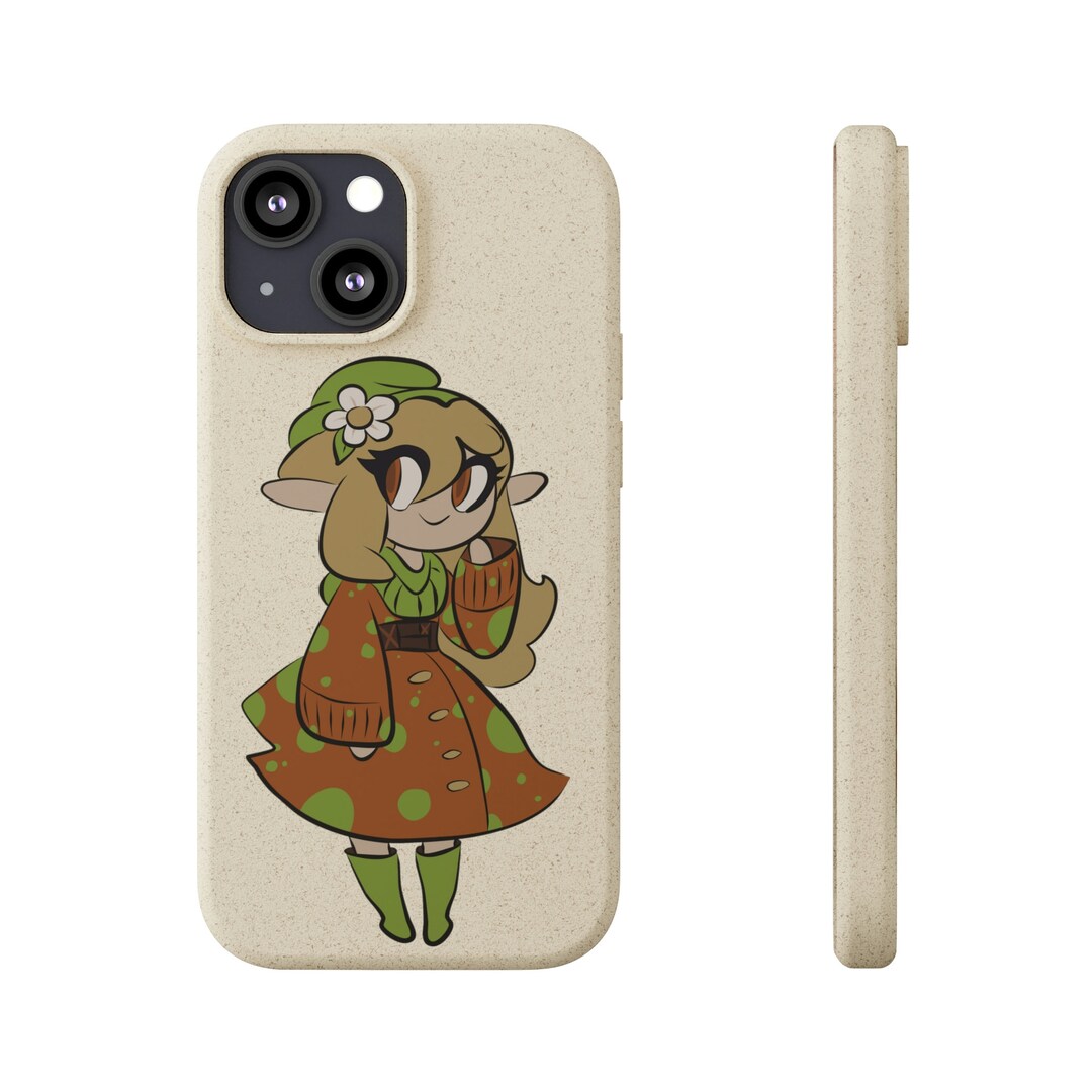 Cartoon Mori Mushroom Girl Biodegradable Phone Case - Etsy