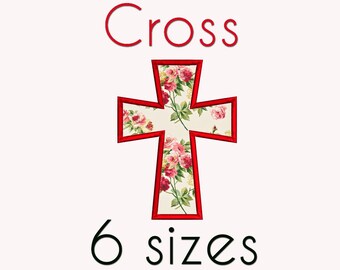Cross applique | Etsy