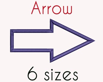 Arrow Applique | Etsy