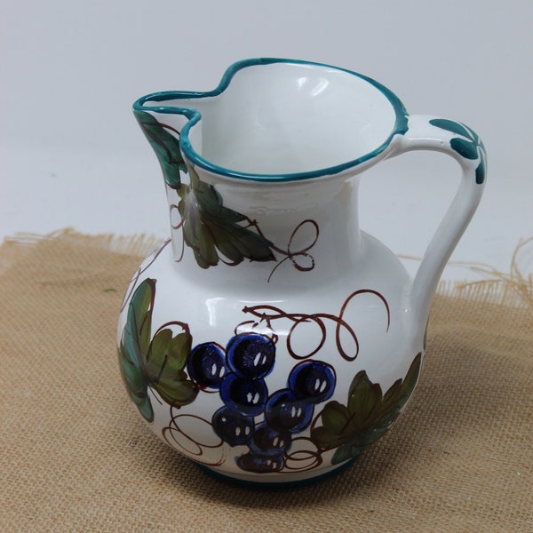 Italy Pitcher Vintage Ceramic - Etsy