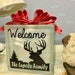 Welcome Lightbox With Buck Laying in the Grass Glass Block Box - Etsy