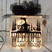 Home Decor Welcome to Our Home Etched Lighted Glass Block Unique ...