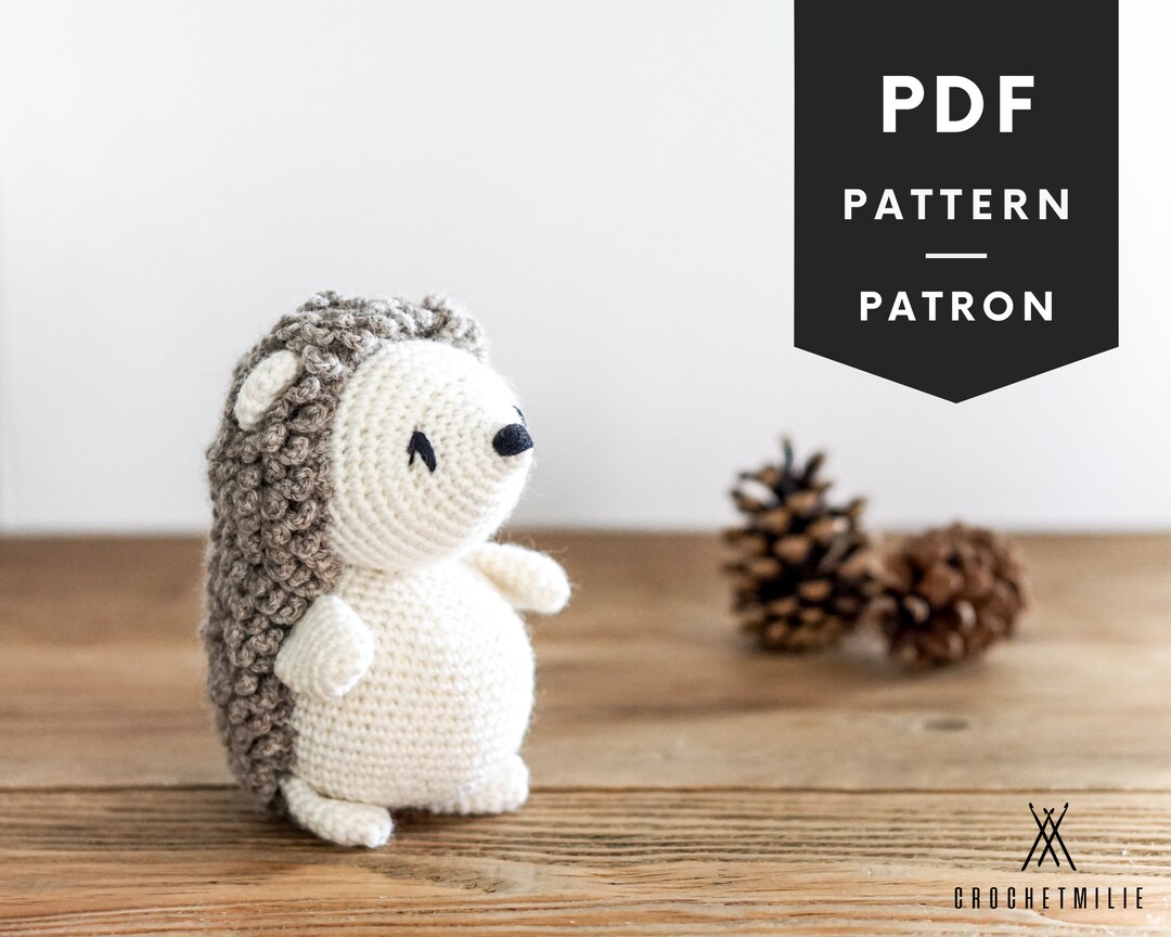 Hedgehog Crochet Pattern: Amigurumi Baby Toy (PDF Pattern) - Etsy