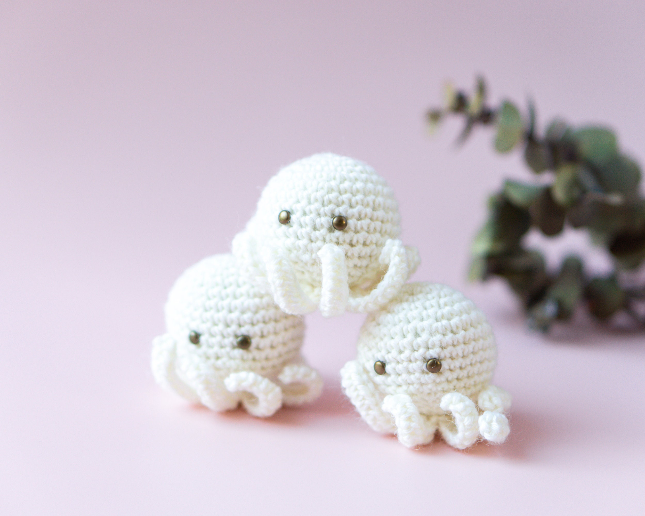 Crochet Mini Octopus Pattern Amigurumi the Cutest Squid - Etsy