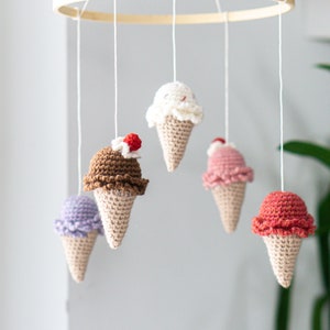 Crochet Pattern of a Mini Ice Cream Cone Amigurumi (PDF) - Etsy
