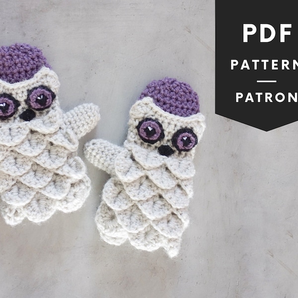Crochet Owl Gloves - Etsy