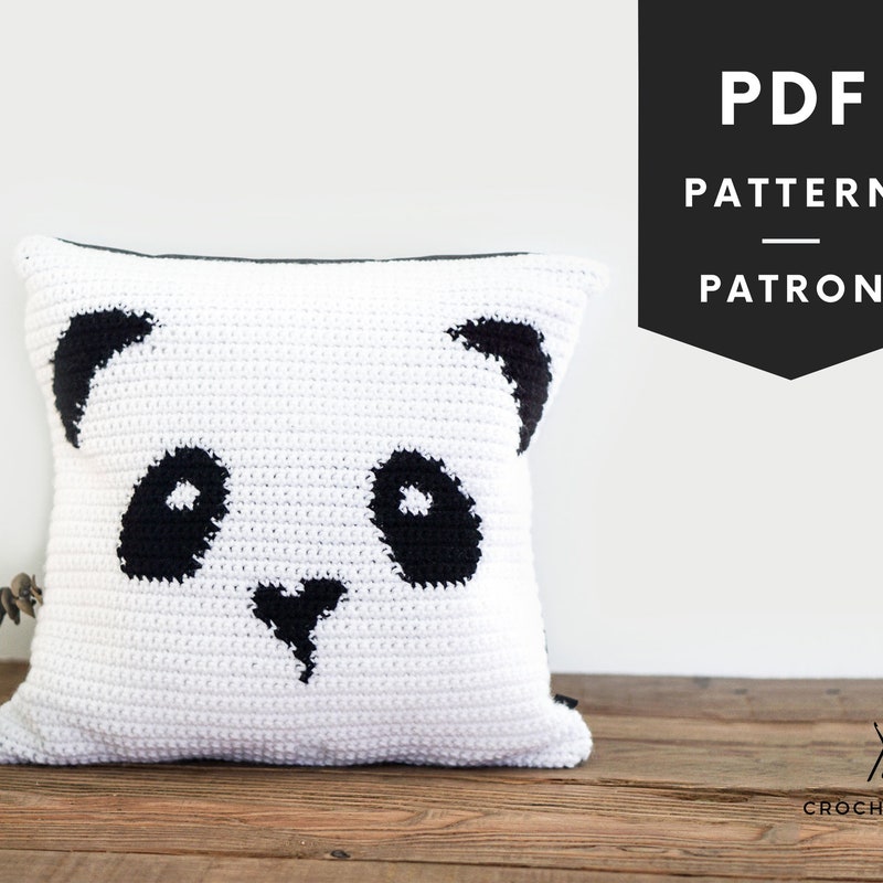 Panda Pillow - Etsy