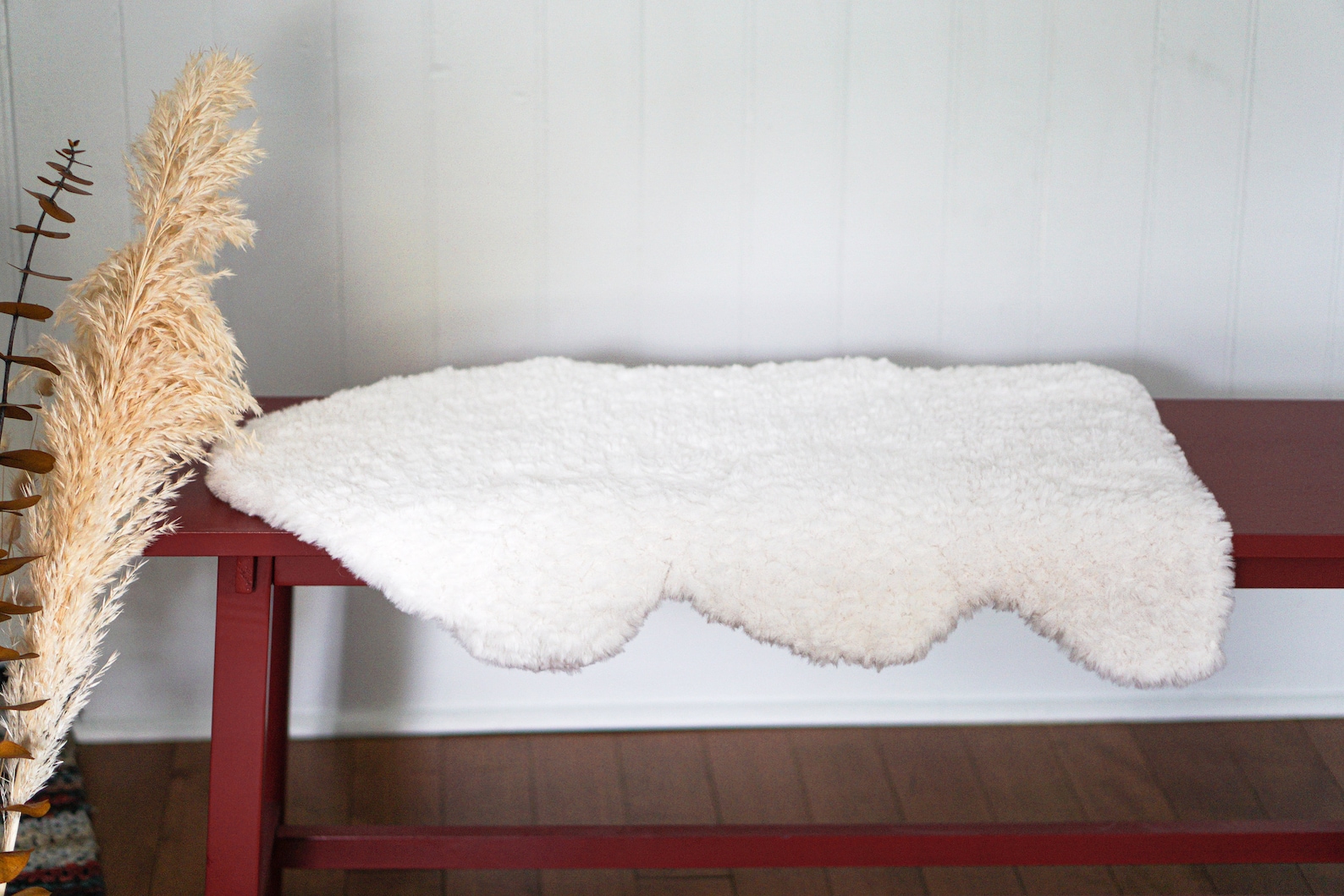 Crochet Faux Fur Sheepskin Pattern, Plush Sheepskin Imitation Rug or ...