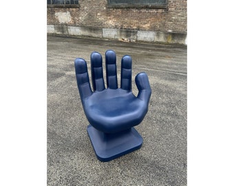 Black RIGHT Hand Shaped Chair 32 Tall Adult Size 70's Retro EAMES ...