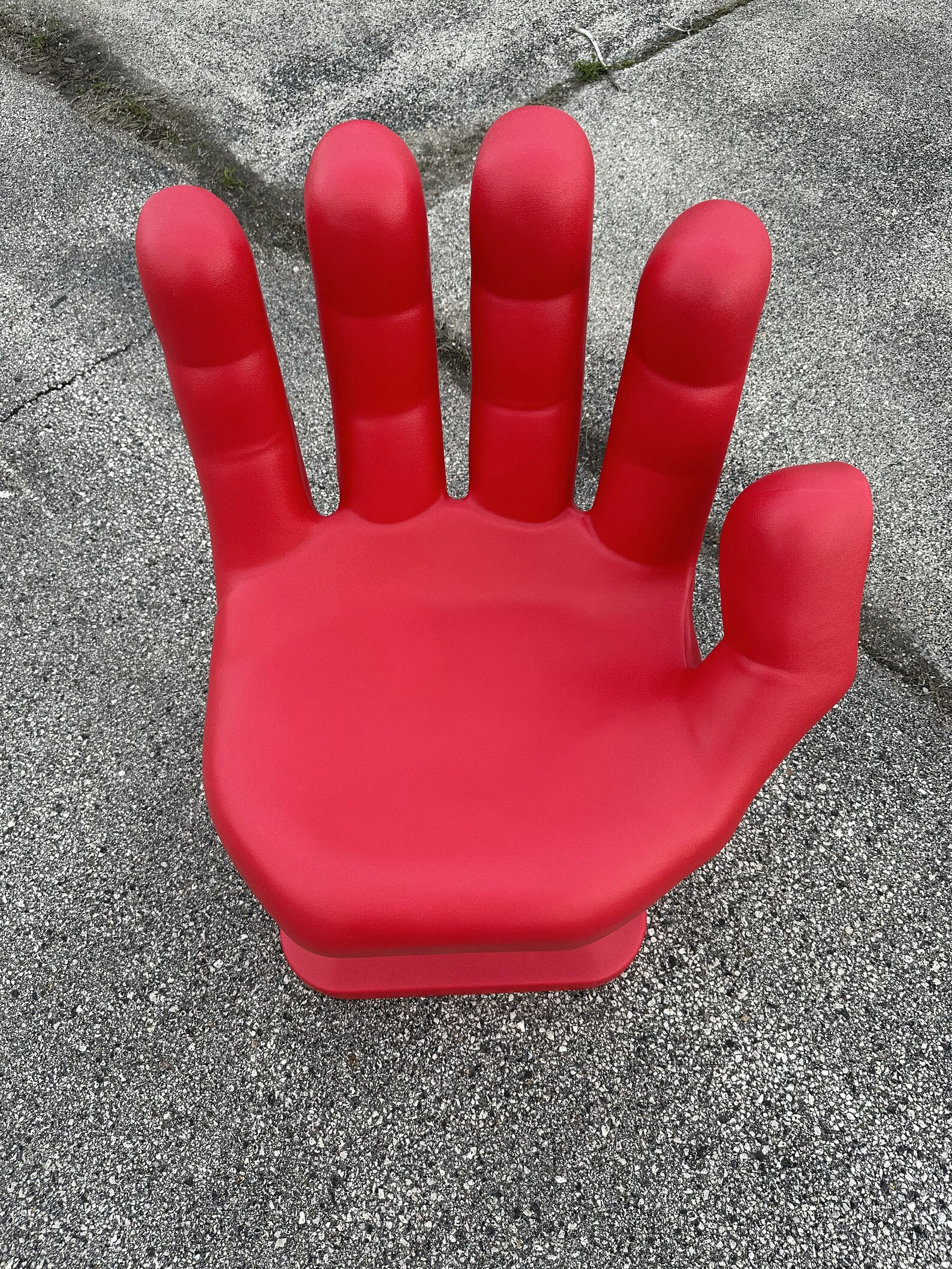 Red RIGHT Hand Shaped Chair 32 Tall Adult Size 70's - Etsy