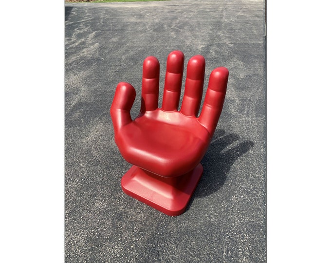 Dark Red LEFT Hand Shaped Chair 32 Tall Adult Size 70's Retro EAMES ...