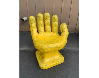 Yellow Hand Chair - Etsy