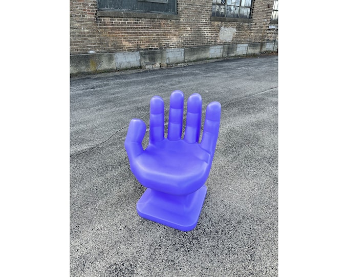 Light Purple LEFT Hand Shaped Chair 32" Tall Adult Size 70's Retro ...