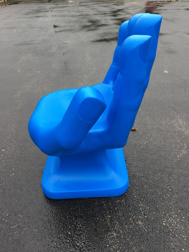 Royal Blue RIGHT Hand Shaped Chair 32 Tall Adult Size - Etsy