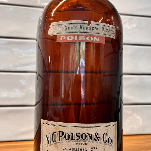 Rare Vintage Poison Bottles - Etsy