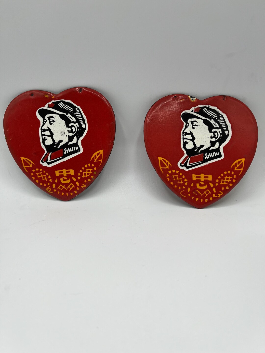 Rare 1950’s Mao Zedong Porcelain Enamel Sign. - Etsy