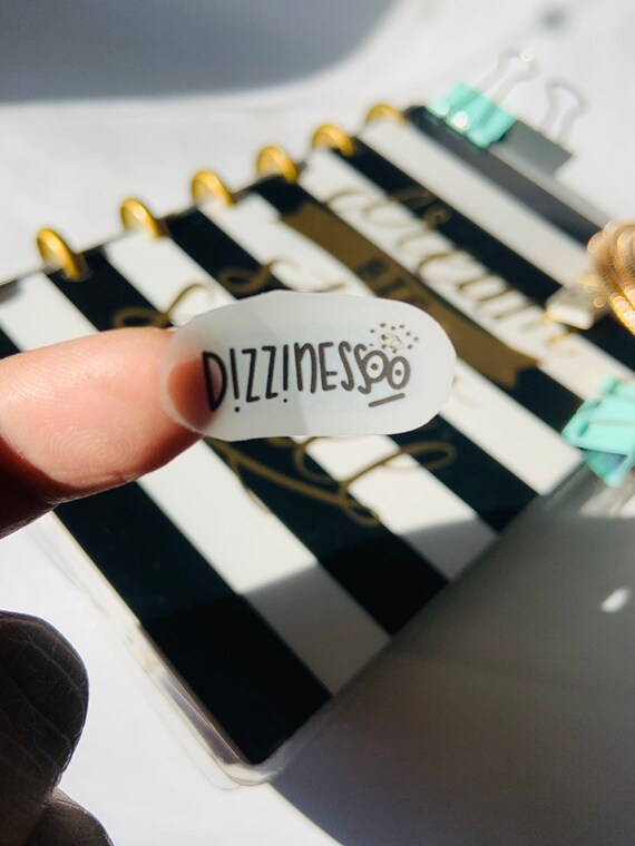 Dizziness Sticker Kit Symptom Tracking Stickers | Etsy