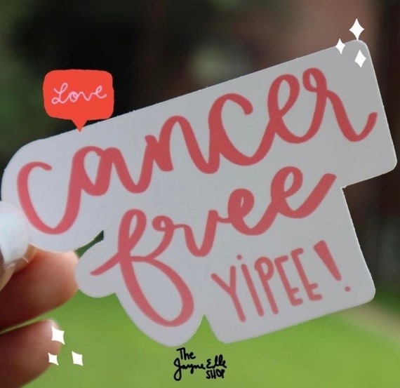 Cancer Free Celebration Sticker for Laptop Hydro Flask Phone - Etsy