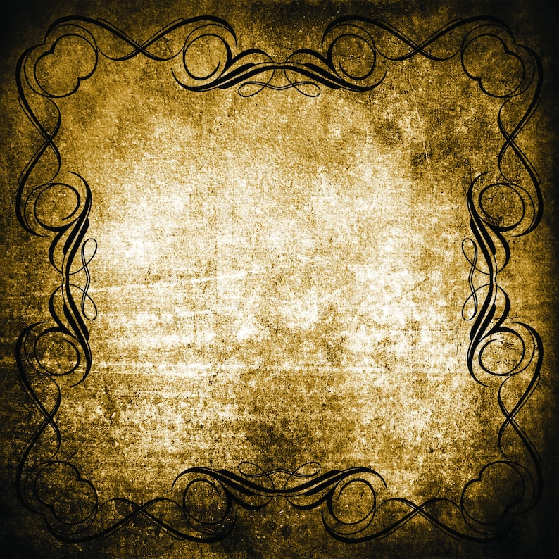 Vintage Sepia Borders, Premium Digital Paper, Printable Scrapbook Paper ...