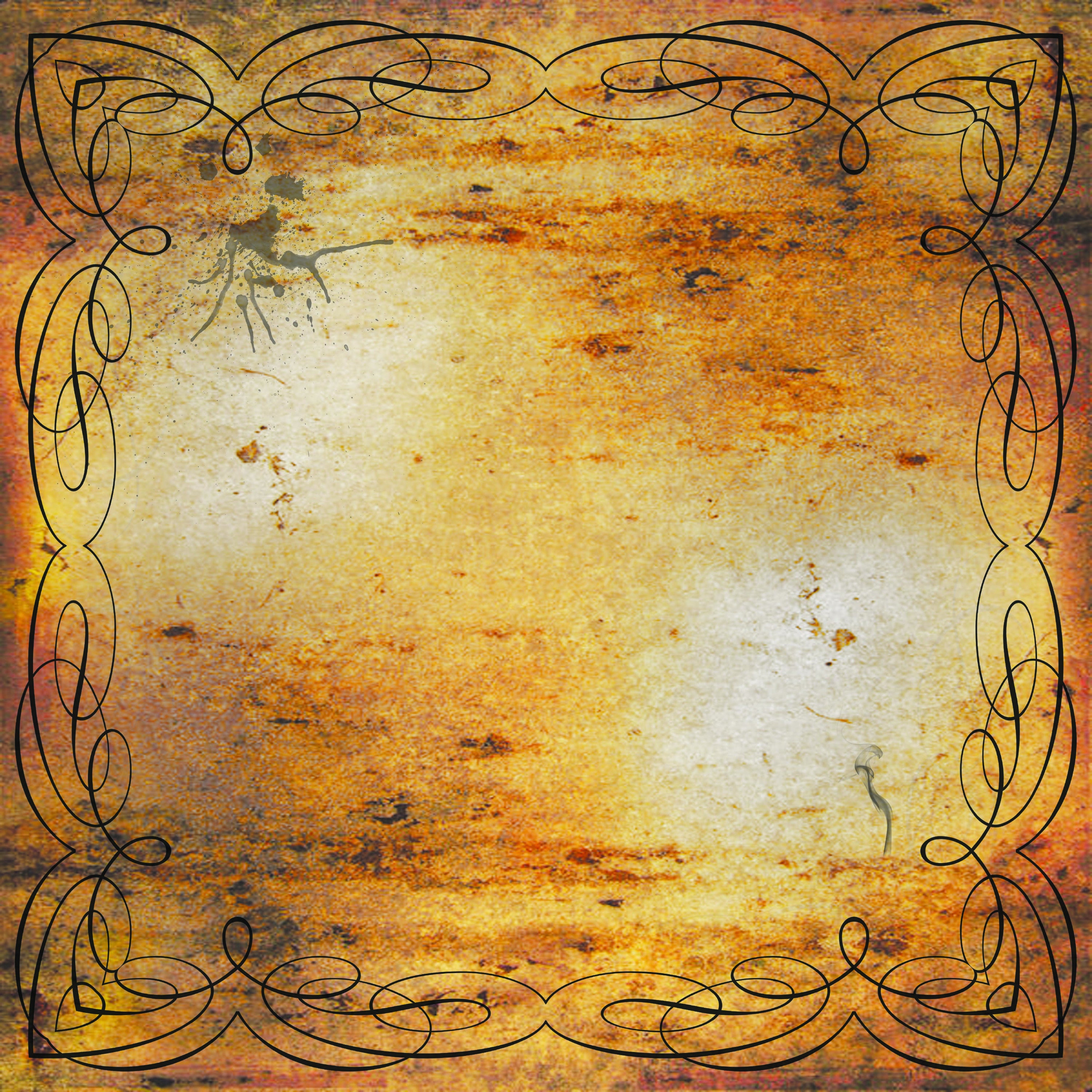 Vintage Sepia Borders Premium Digital Paper Printable - Etsy