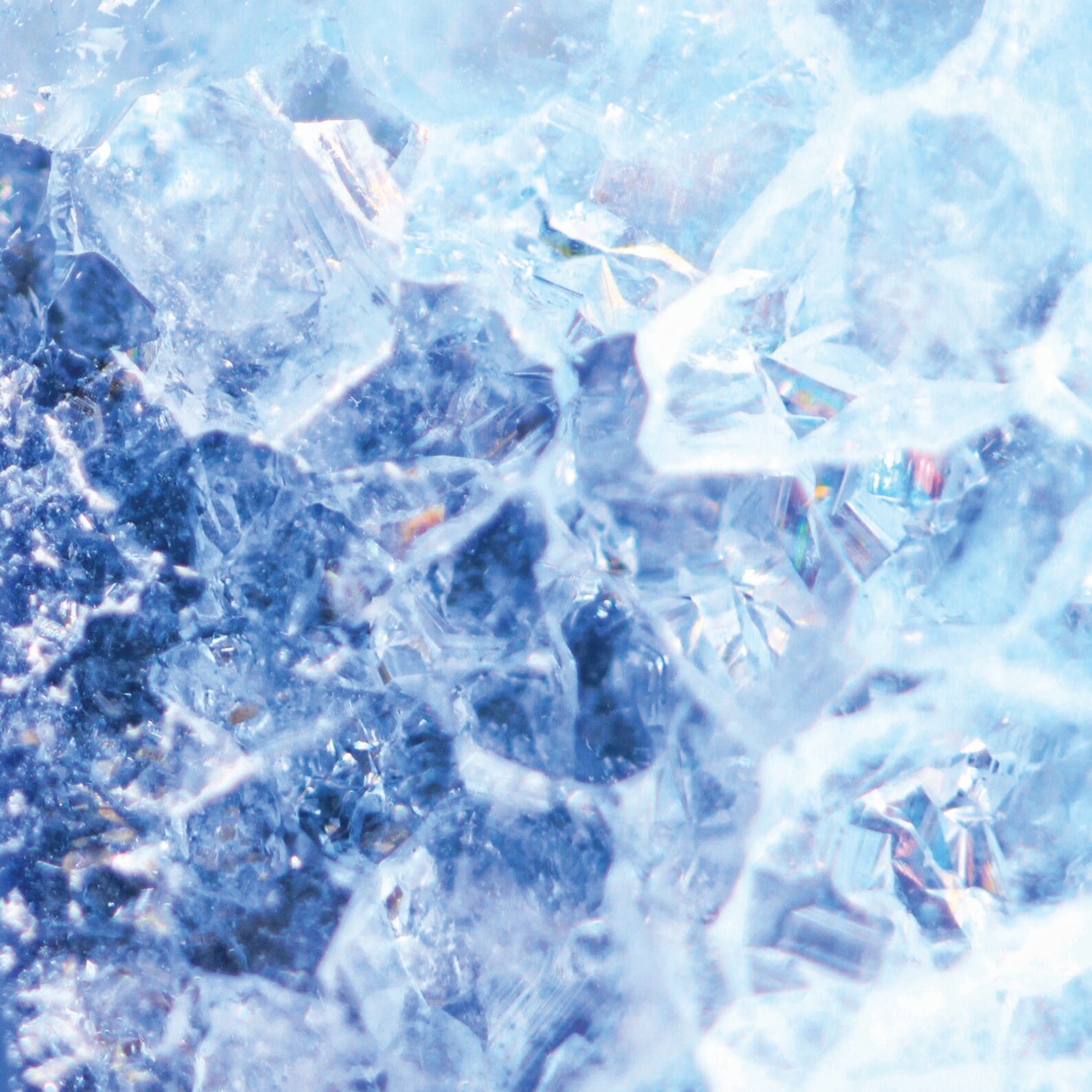 Ice Blue Crystal, Premium Digital Paper, Printable Scrapbook Paper Set ...
