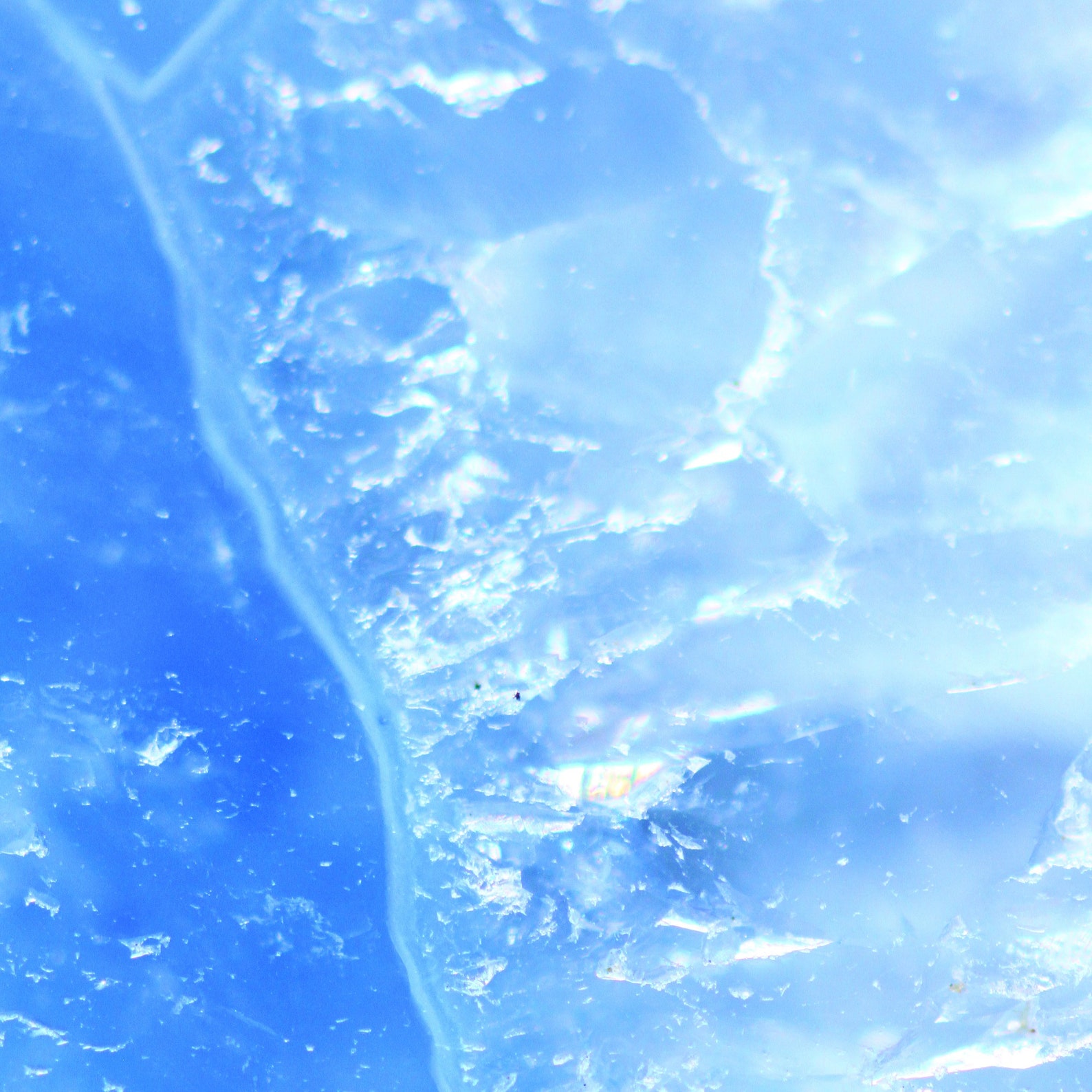 Ice Blue Crystal, Premium Digital Paper, Printable Scrapbook Paper Set ...