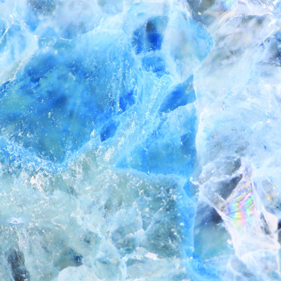 Ice Blue Crystal Premium Digital Paper Printable Scrapbook - Etsy