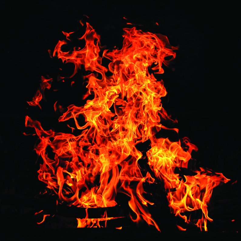 Fire Premium Digital Paper Printable Scrapbook Paper Set - Etsy