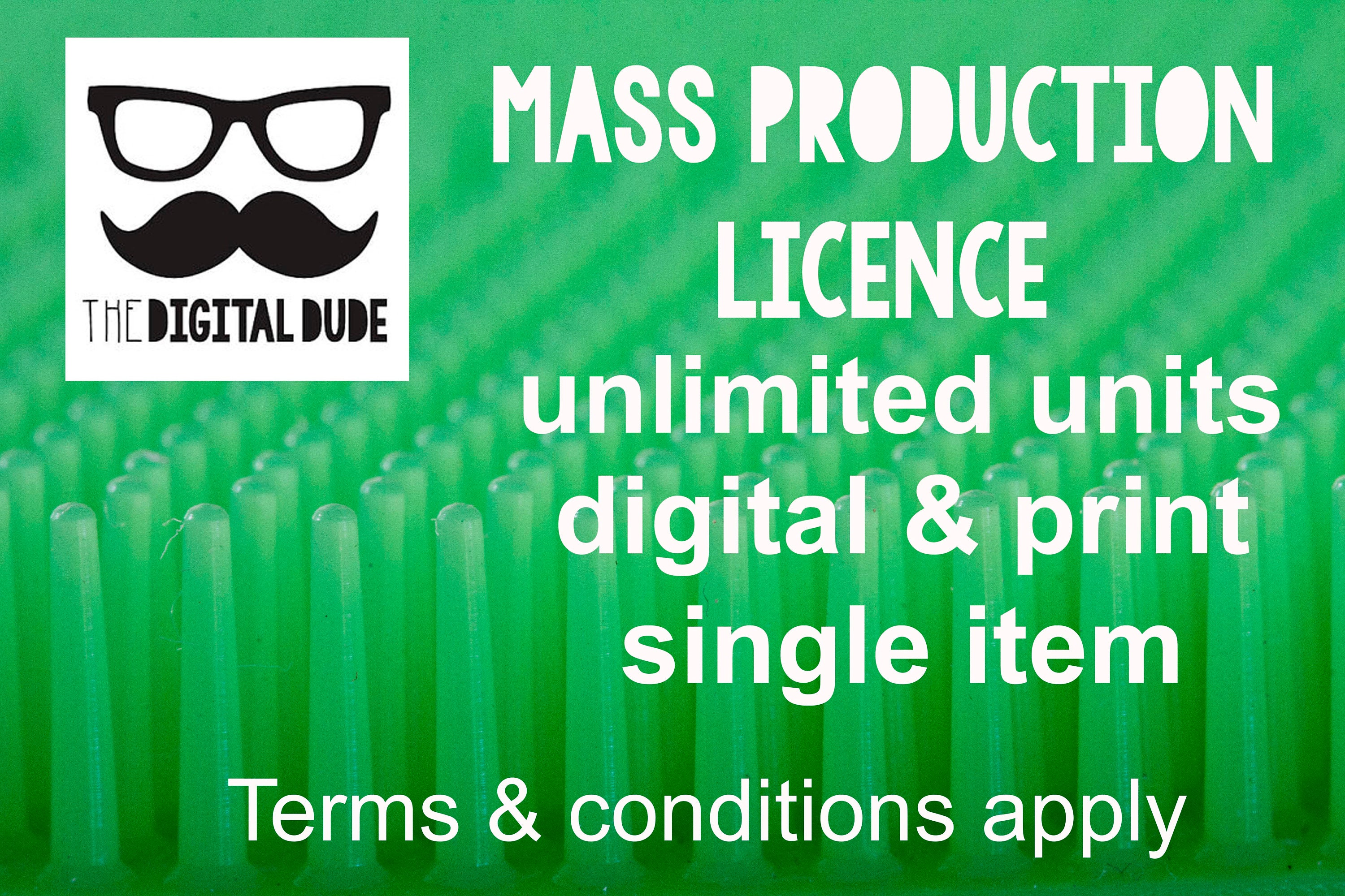Mass Production License for the DIGITALDUDE - in Excess of 1000 Units ...