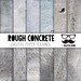Rough Concrete, Premium Digital Paper, Printable Scrapbook Paper Set ...