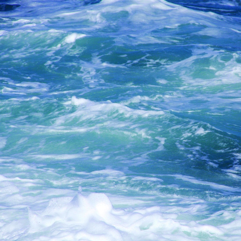 Ocean Whitewater, Premium Digital Paper, Printable Scrapbook Paper Set ...