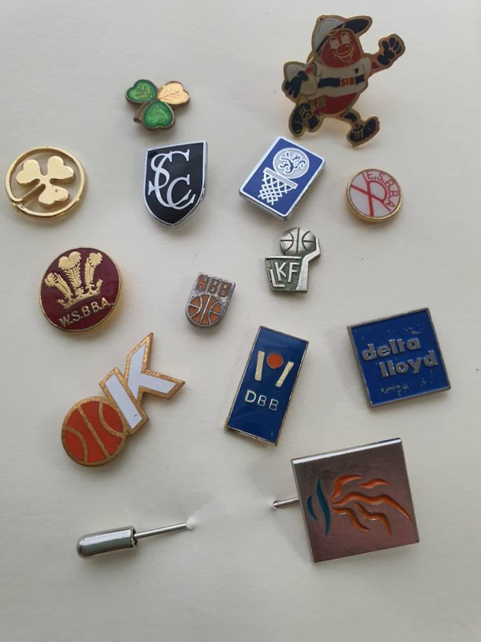 Vintage,collectable Stick Pins, Lapel Pins and Badges. 54 of Them in ...