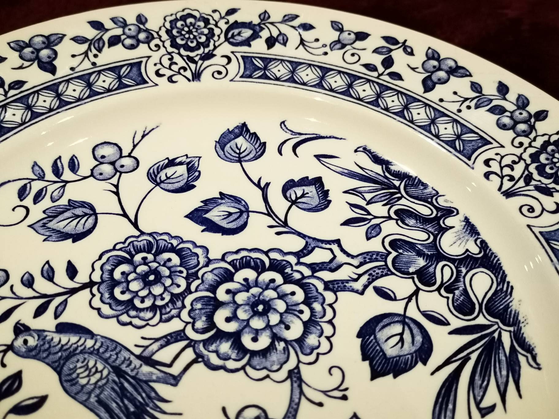 Vintage Broadhurst and Sons Ltd Nankin Plate - Etsy
