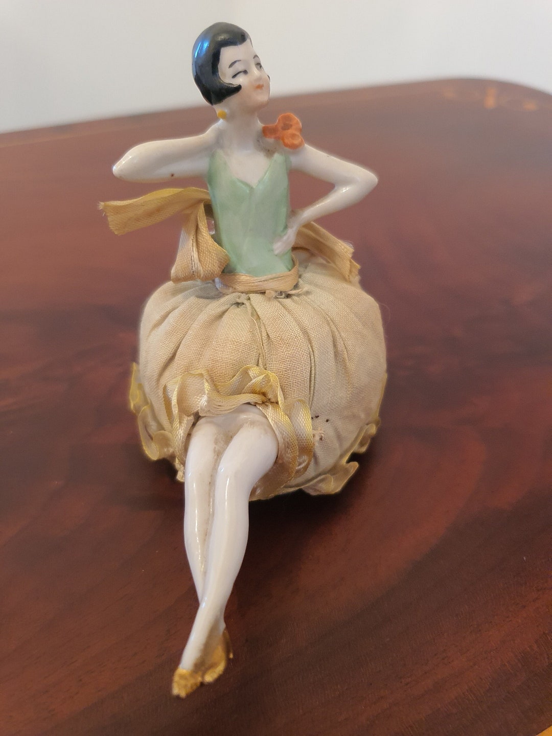Art Deco German Flapper Girl Pin Cushion With Arms and Legs (full Doll ...