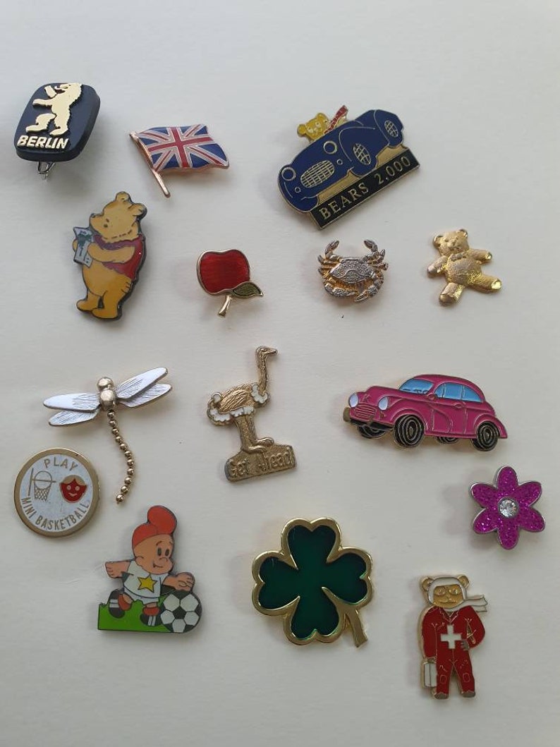 Vintage,collectable Stick Pins, Lapel Pins and Badges. 54 of Them in ...