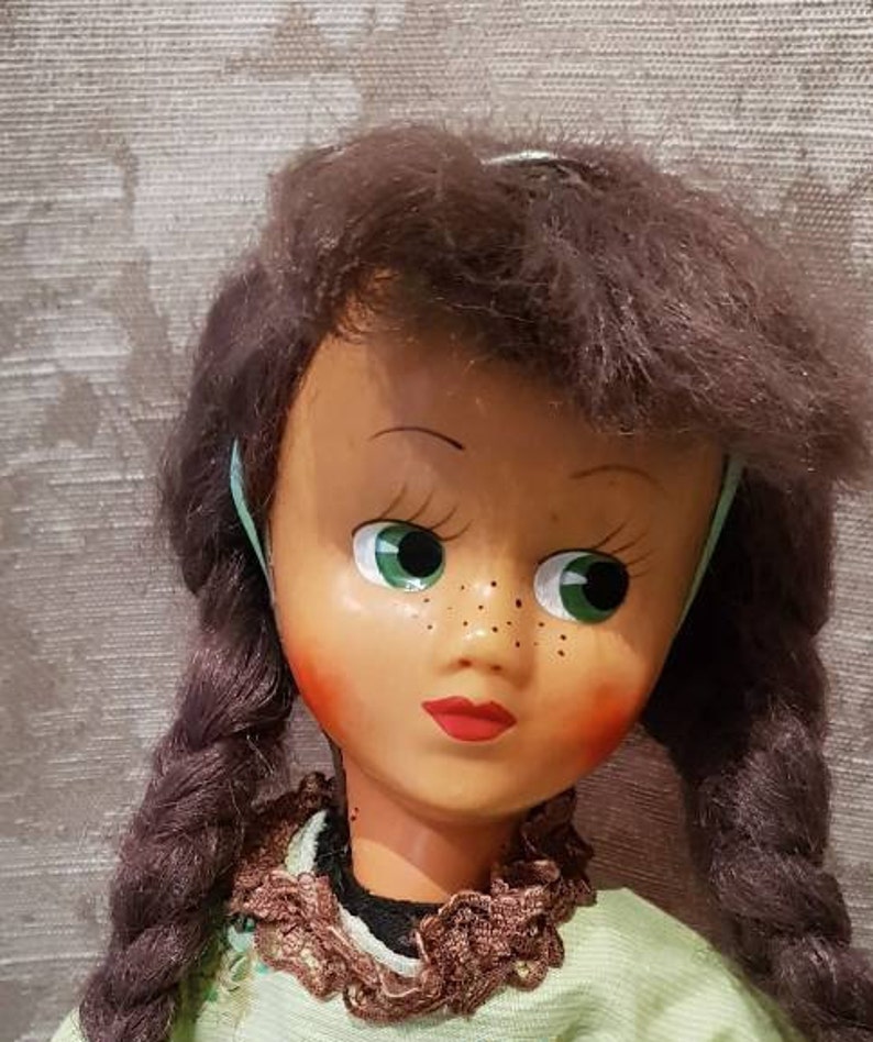 Vintage 1950s Very Pretty Polish Rag Doll With Hard Hand - Etsy