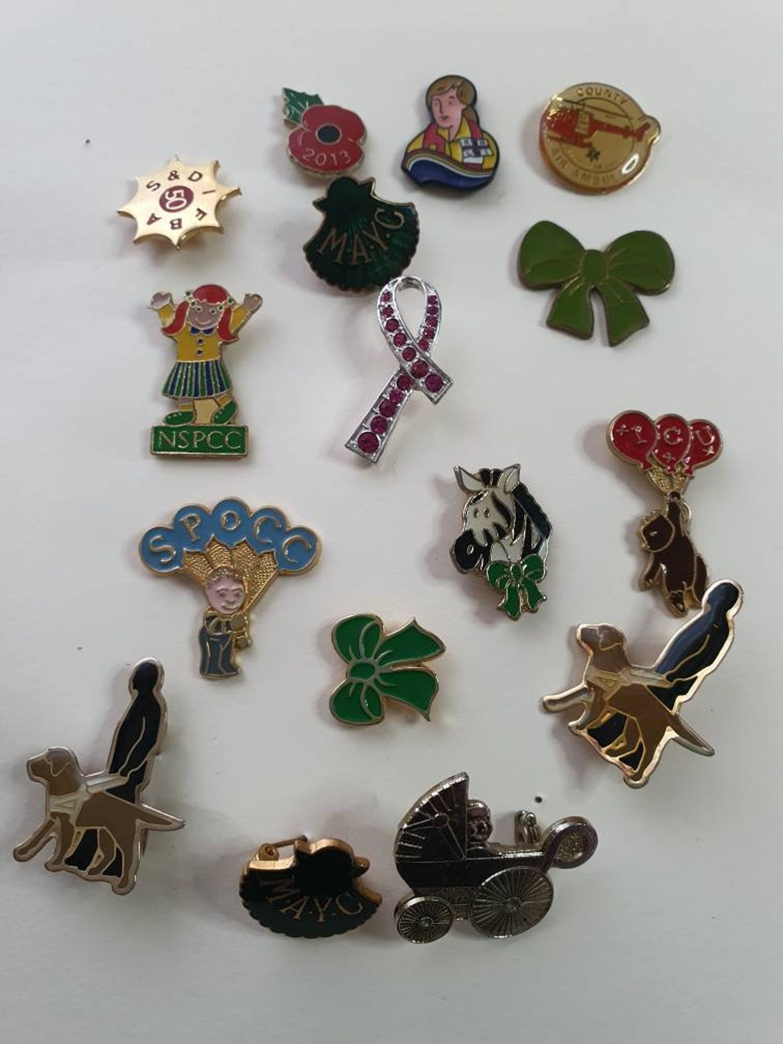 Vintage,collectable Stick Pins, Lapel Pins and Badges. 54 of Them in ...