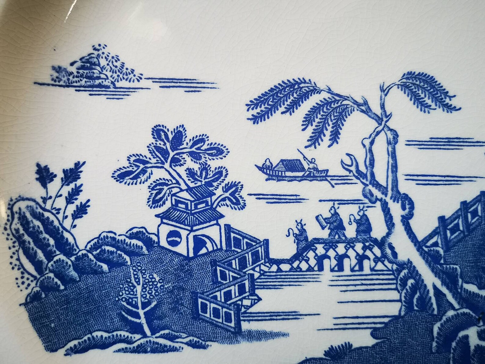Willow Pattern Plate by Booths Circa 1906 - Etsy
