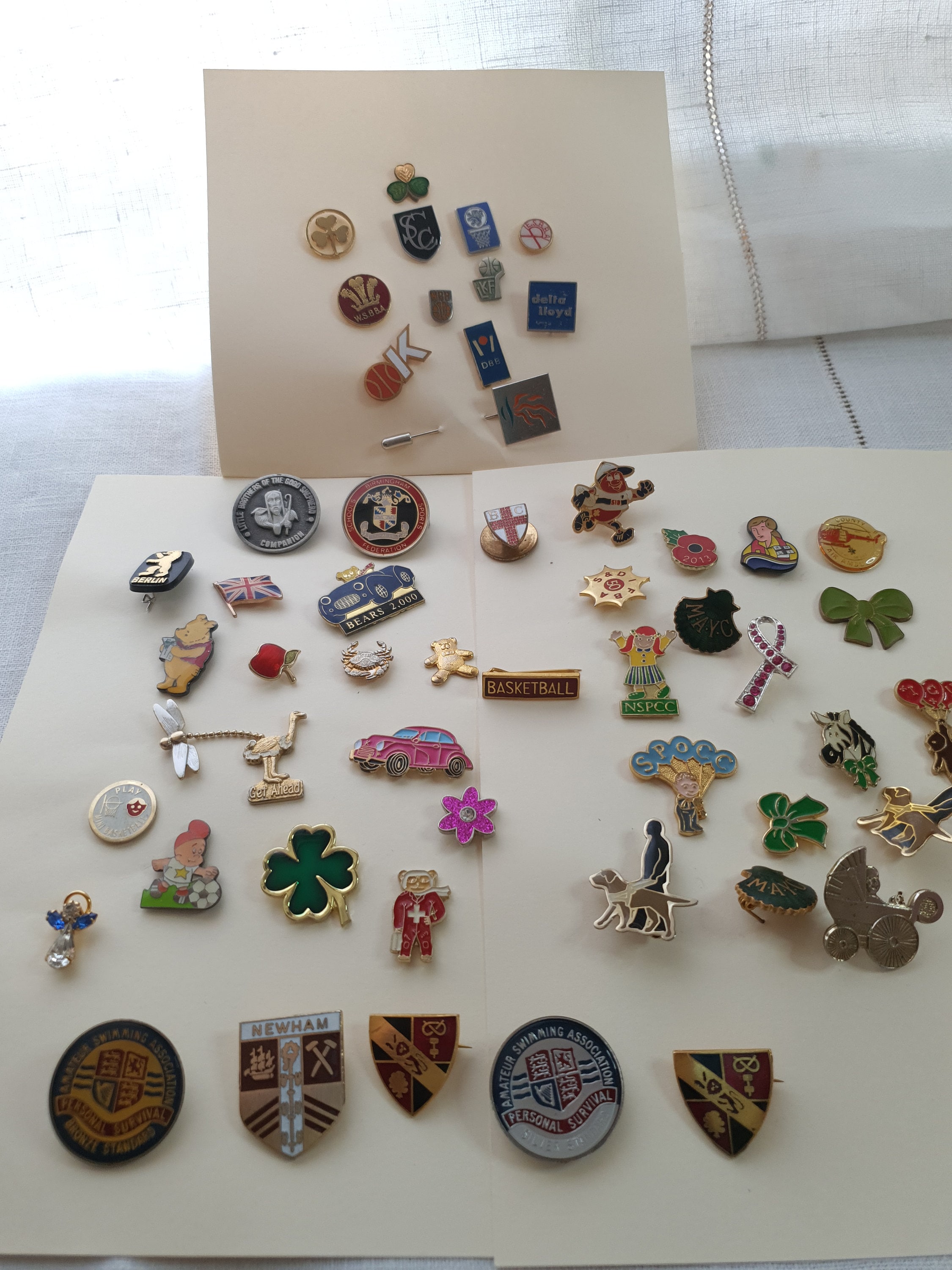 Vintage,collectable Stick Pins, Lapel Pins and Badges. 54 of Them in ...